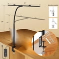 Smart LED Desk Lamp, Multi-Joint Adjustable Clamp Light with Ultra-Slim ...