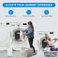 Walmart 2-in-1 Heavy Duty Washing Machine Stand, 28" Washer Dryer ...