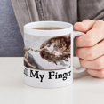 CafePress - Pull My Finger Mug - 11 oz Ceramic Mug - Novelty Coffee Tea ...