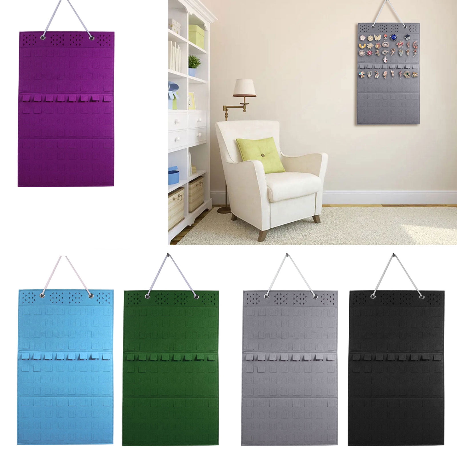 Buy ZPAQI Hanging Brooch Pin Display Holder Wall Pin Collection Storage ...