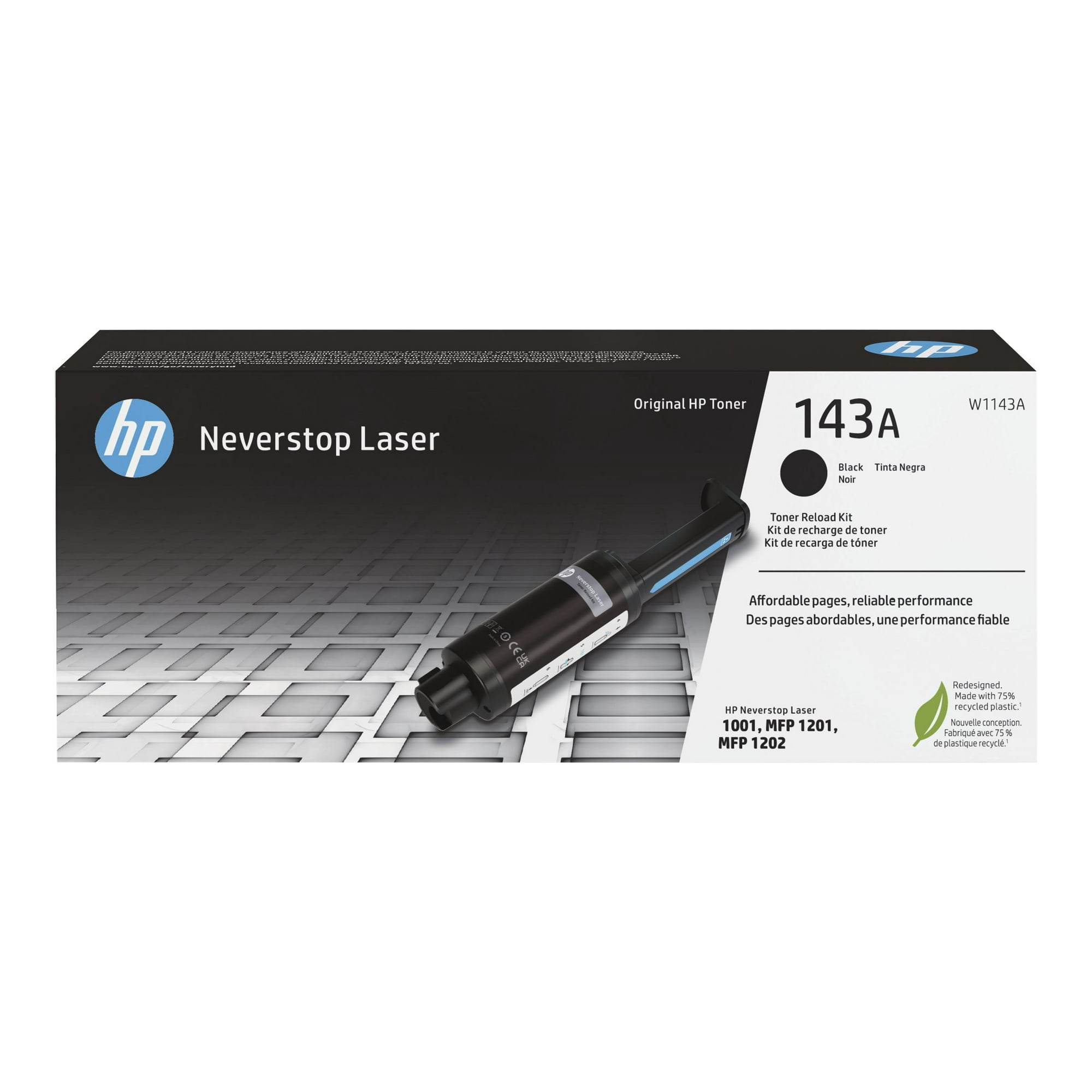 Click here for Hp 143a Reload Kit - Black - Toner Refill - For Ne... prices