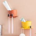 Yesbay Wall Mount Storage Rack Toothbrush Toothpaste Shaver Holder ...