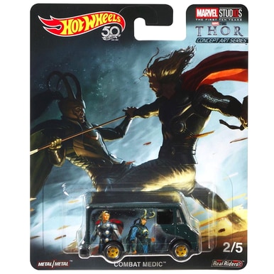 Hot Wheels Thor Concept Art Series Combat Medic Diecast 1/64 | Walmart ...