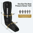 Fit King Leg Massager For Foot And Calf Recovery Air Compression