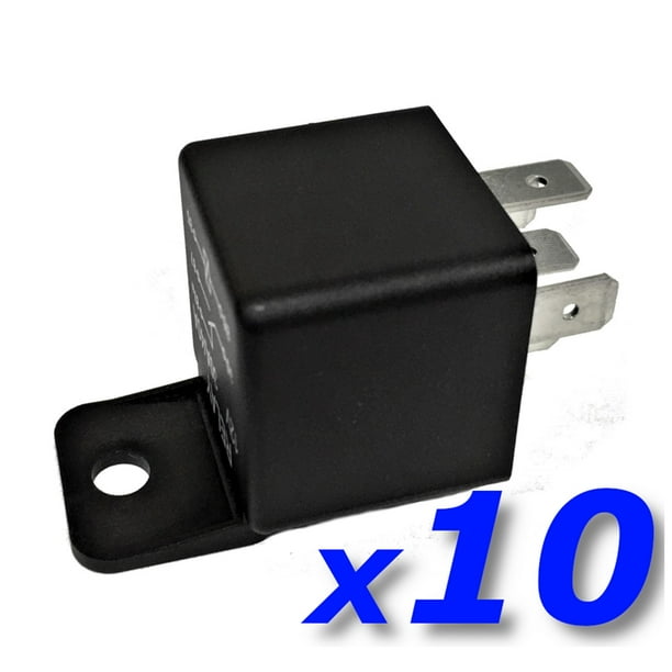 12V 30 40A SPDT Bosch Style Automotive Relays (10/Pack) 12 Volt ...