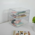 Martha Stewart Brody Set of 2 Plastic Stackable Office Desktop ...