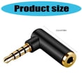 4-Section Sound Extension Cable Adapter Coupler Supports In Line ...
