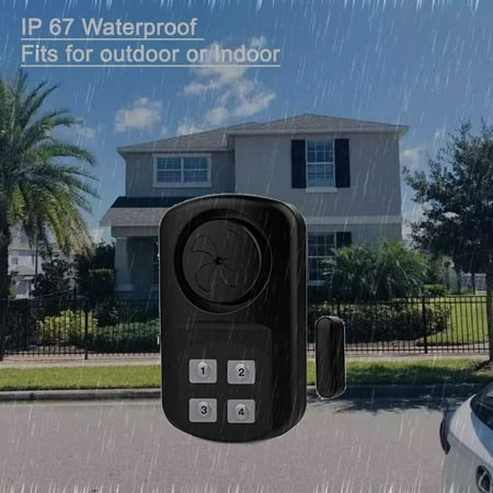 Door Gate Pool Alarm with Remote Control Wireless Weatherproof Outdoor ...