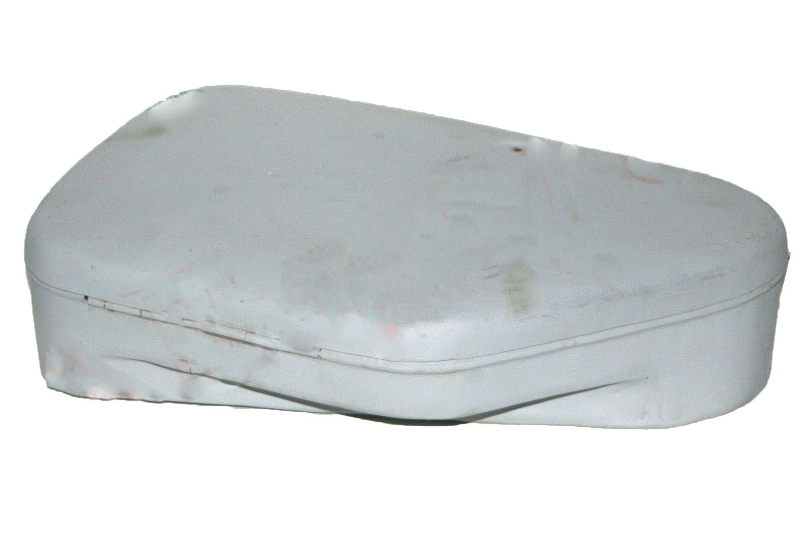 AJS Left Hand Side Tool Box With Battery Box Carrier Holder Raw Metal ...