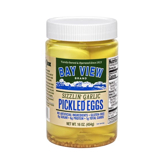Bay View Packing 4 Pack of Original Salt N' Vinegar Pickled Eggs-Tavern ...