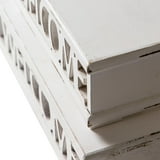 Sofe Rustic White Square Cake Stands For Dessert Table Wooden Cupcake