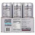 Kirkland Signature 12-Count Colombian Cold Brew Coffee, 11 oz Cans ...
