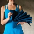 Gaiam Foldable Yoga Mat, Blue Sundial, 2mm - Walmart.com