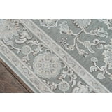 Momeni Floral Traditional Area Rugs, Gray, 5'3''x7'6'' - Walmart.com