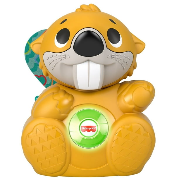 Fisher-Price Linkimals Boppin' Beaver Musical Baby Toy - Walmart.com