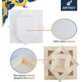Artkey, Mini Canvas, 3x3 inch 24-Pack, Pure Cotton Square - Walmart.com