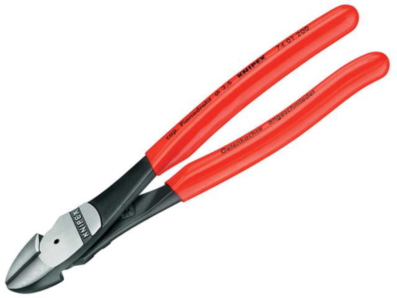 KNIPEX - 74 01 200 Tools - High Leverage Diagonal Cutters (7401200 ...