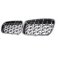 Car Front Grill Diamond Kidney Grilles Racing Grills For BMW X3 F25 ...