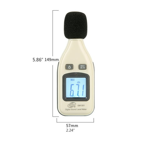 BENETECH GM1351 Digital Sound Level Meter Decibel Logger Tester 30 ...