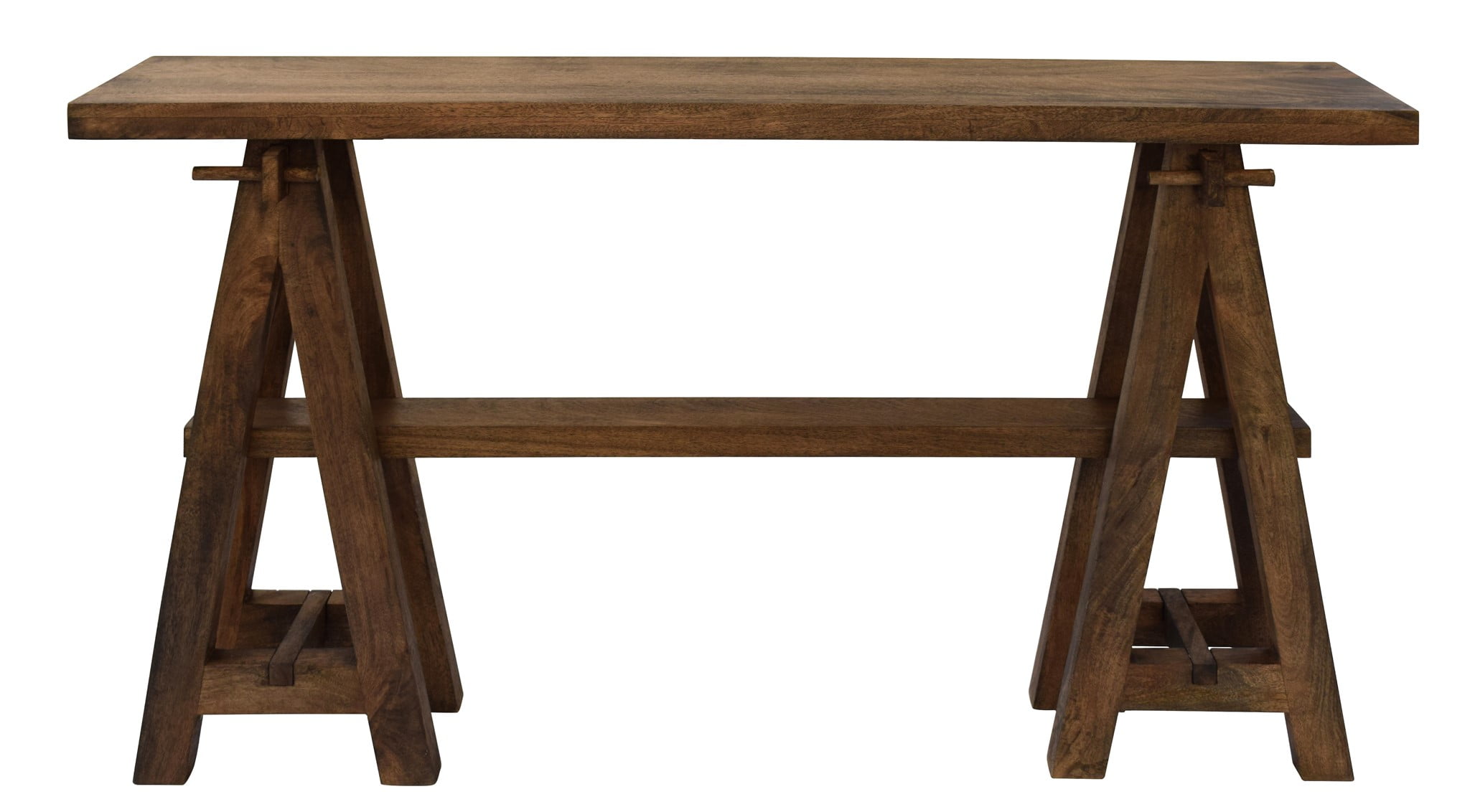 Crestview Collection Bengal Manor Mango Wood A-Frame Narrow Console ...