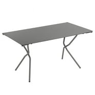 24" X 24" X 30" Black Metal Folding Table - Walmart.com