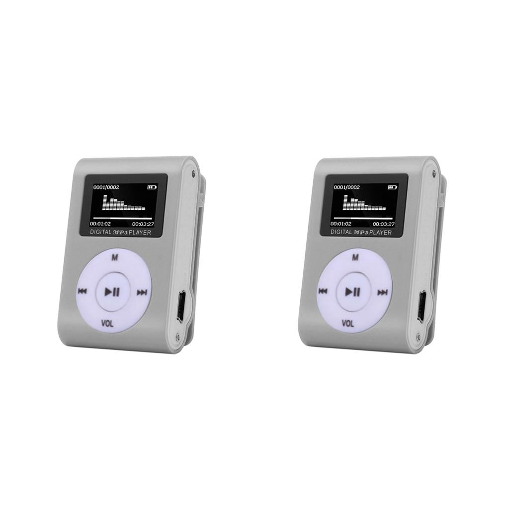 Bearachild Mini MP3 Player Portable Metal Clip Players TF Interface ...