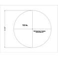 Circle Template 12" - Clear 1/4" Thick- Actual Size - Walmart.com