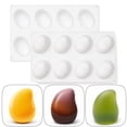 3D Mango Baking Mold Silicone Mold for Mousse Cake, Peanut Butter ...