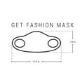 Blue Funny Face Mask Washable Reusable Cute Unisex Athletic Stretch ...