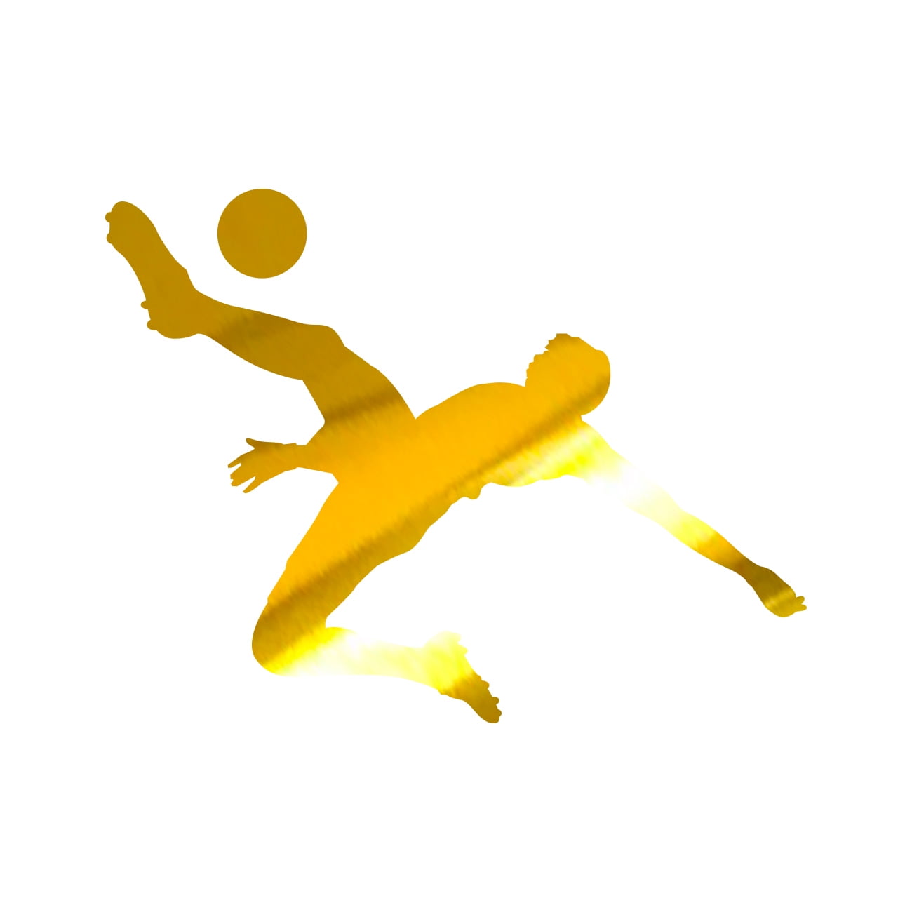 Mens Soccer Sticker Decal Die Cut - Self Adhesive Vinyl - Weatherproof ...