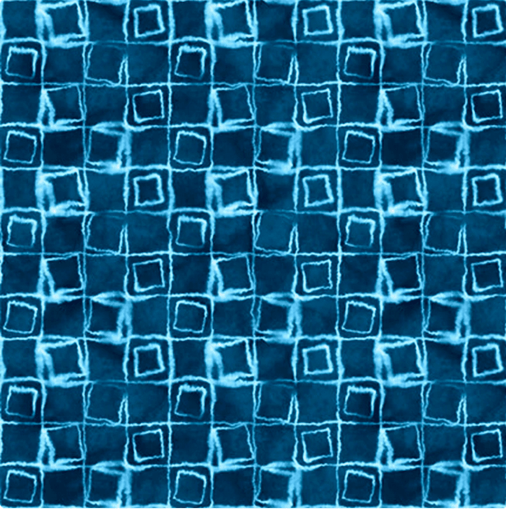 Blank Quilting Katori Squares Geometric White Blue Cotton Fabric By The Yard - Walmart.com