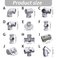 Aluminum Alloy Round Tube Connector Replacement Connection Fastener ...
