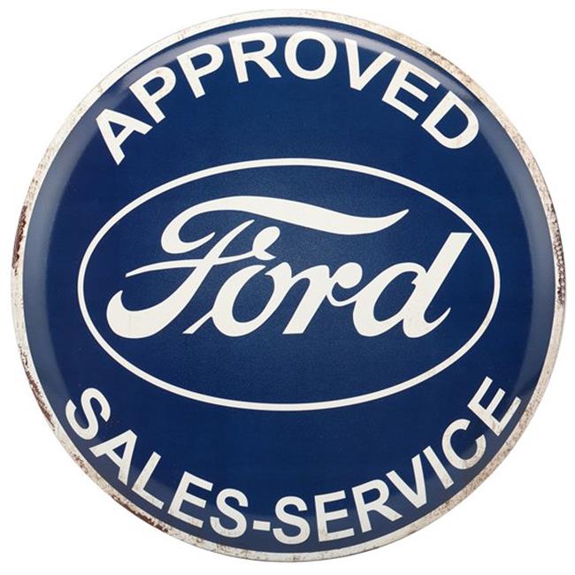 open road brands ford signs (ford high gloss button) - Walmart.com