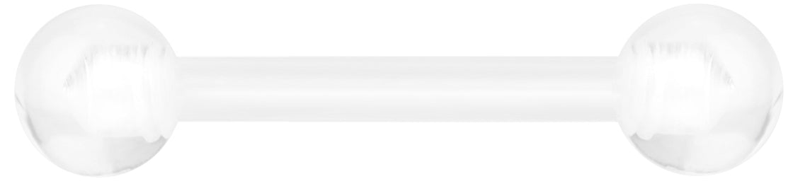 Forbidden Body Jewelry Clear Piercings, Clear Piercings for Work, 16G ...