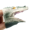 Oioii Realistic Crocodile Hand Puppet Role Play Toy Kids Soft Rubber ...