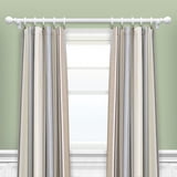 Lumi Mix & Match 1-3/8 in. Wood Single Curtain Rod, White, 8FT (2-piece ...