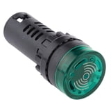 LED Indicator Lamp 22mm Mounting Hole Yellow/ 24V - Walmart.com