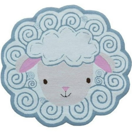 3 x 3 ft. Shaped Sheep Face Area Rug | Walmart Canada