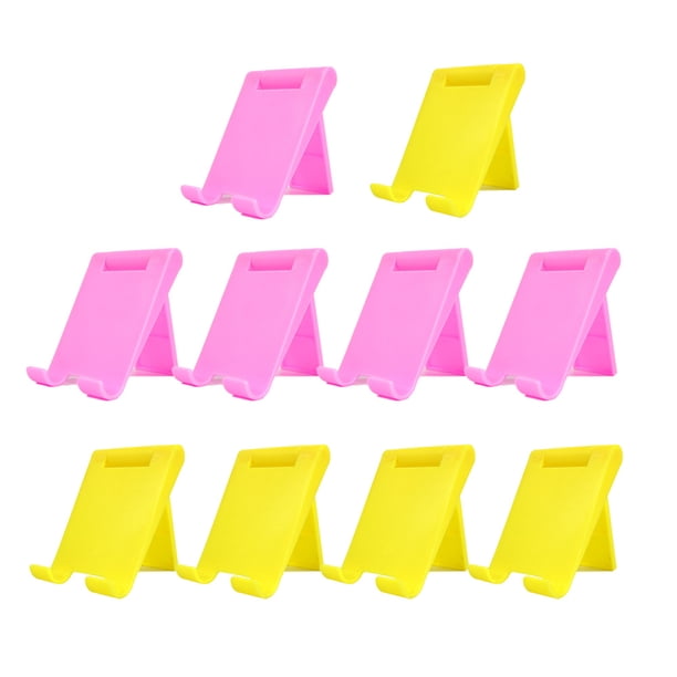 10-Piece Plastic desktop mobile phone holder foldable tablet computer ...