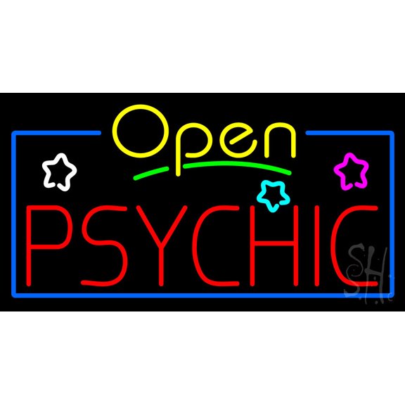 Blue Self Storage With Open 4 LED Neon Sign 13 x 24 - inches, Black ...