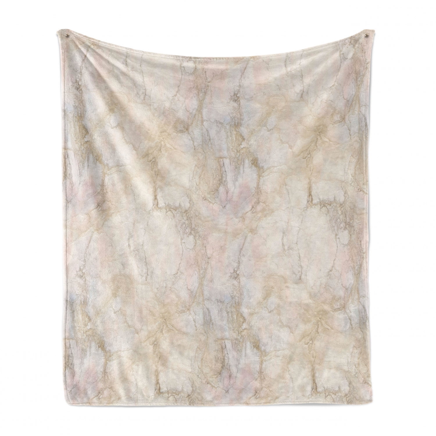 Marble Print Soft Flannel Fleece Blanket, Pastel Colored Stone ...