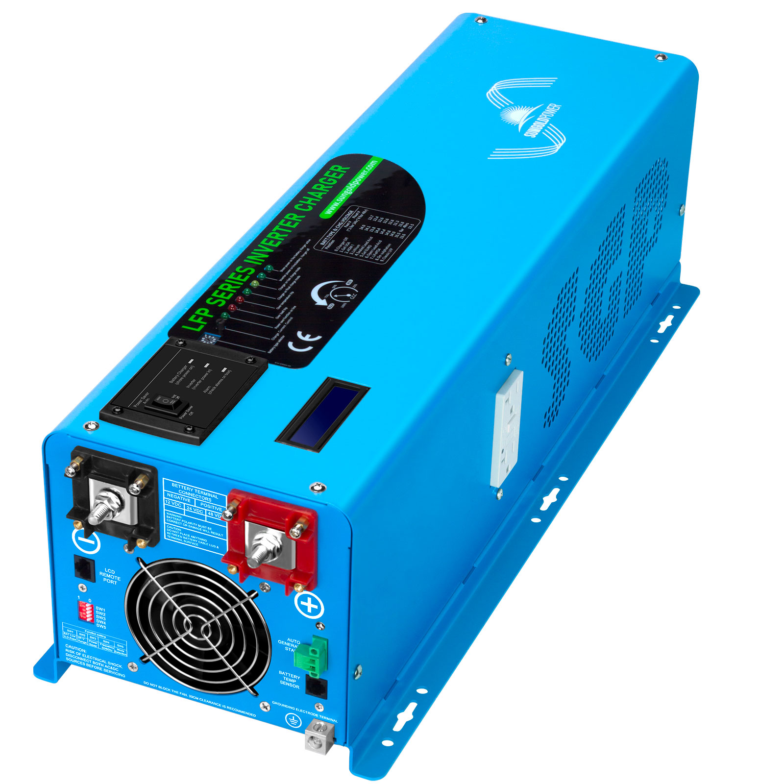 SUNGOLDPOWER UL1741 Standard 6000W Peak 18000W Pure Sine Wave Split