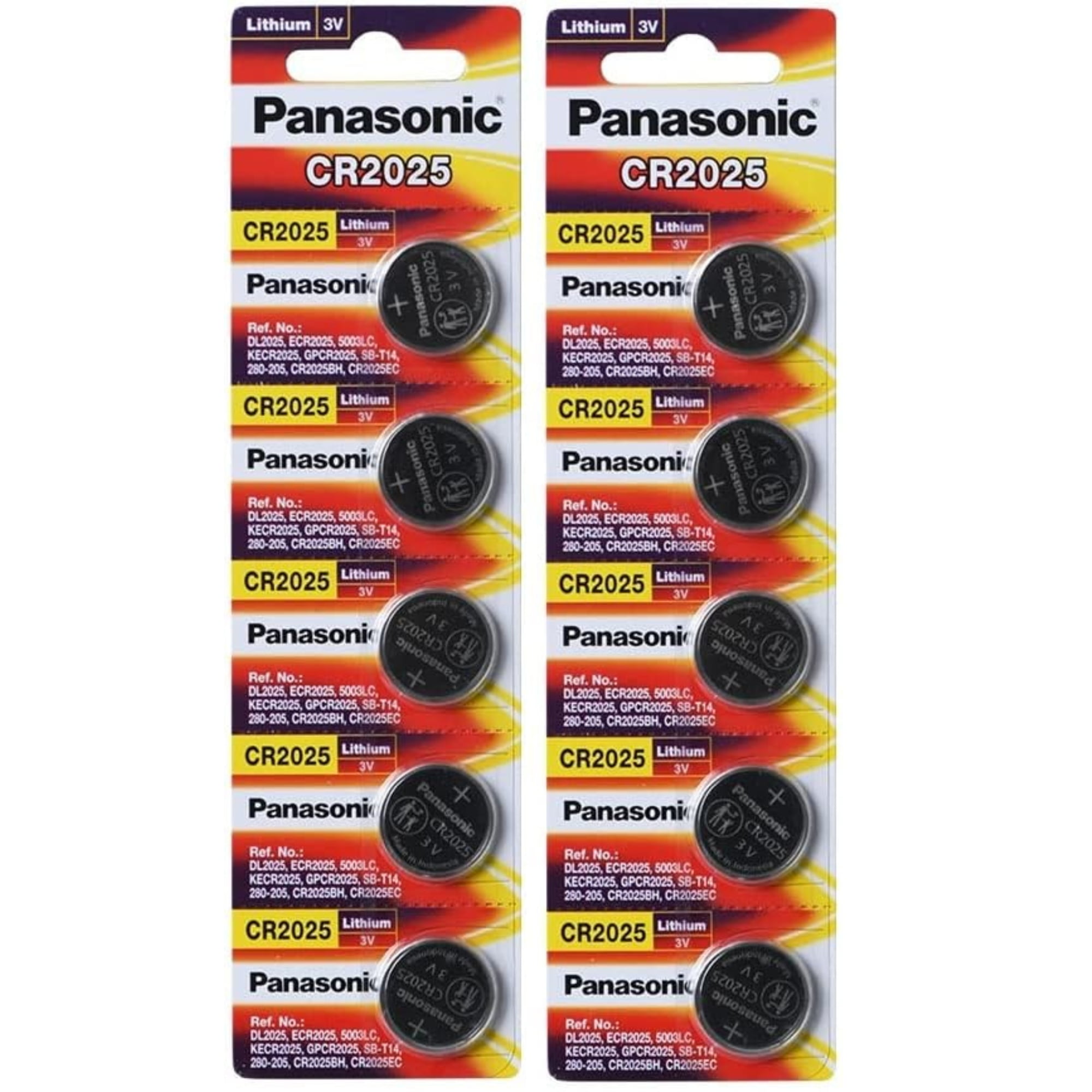 Click here for 10 X Panasonic 2025 Batteries  3v Lithium Cr2025 prices