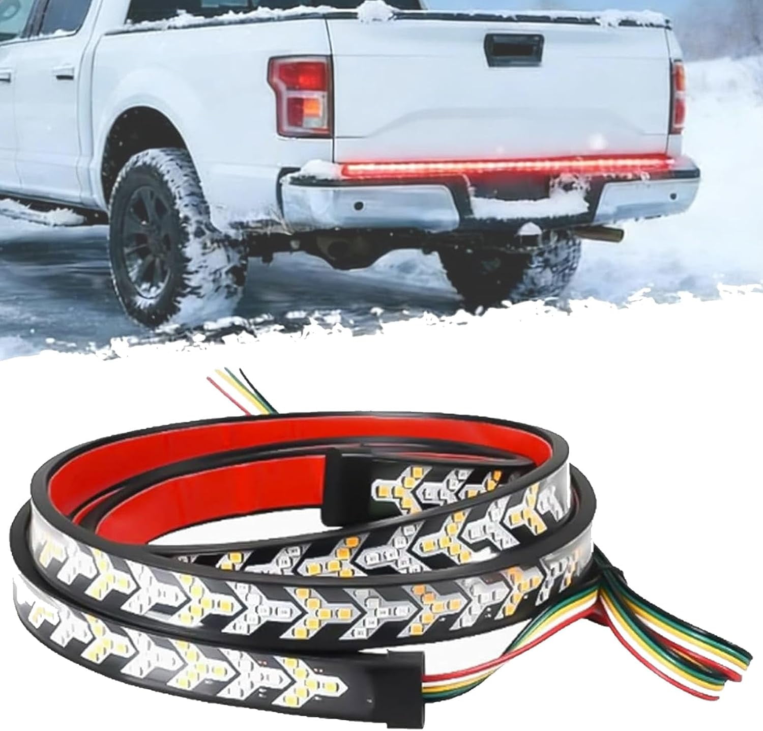 60 Inch Truck Tailgate Strip Light LED Bar, Signal Break Reverse, Arrow ...