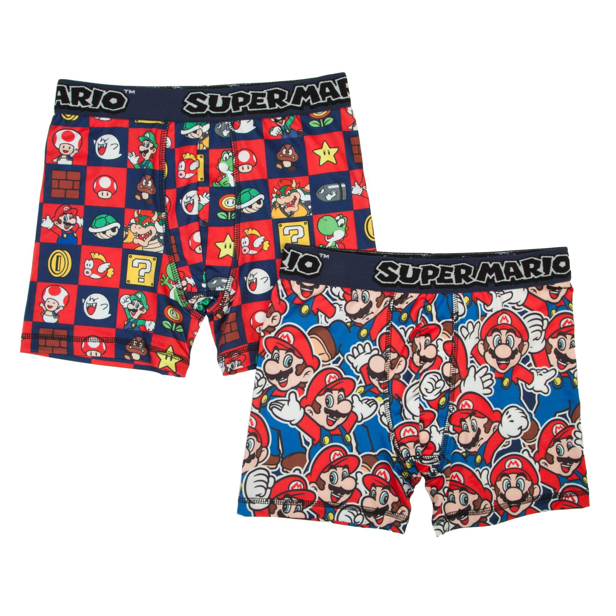 Mario -nintendo Boys 2pk Boxer Brief 4 - Walmart.com