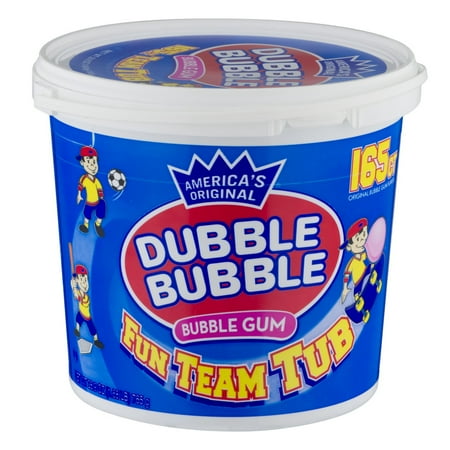 UPC 059642161235 - Dubble Bubble Original Bubble Gum Fun Team Tub, 165 ...