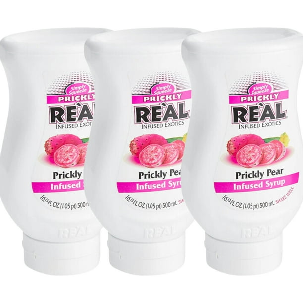 Real Prickly Pear Puree Infused Syrup 16.9 fl. oz/500ml - Walmart.com