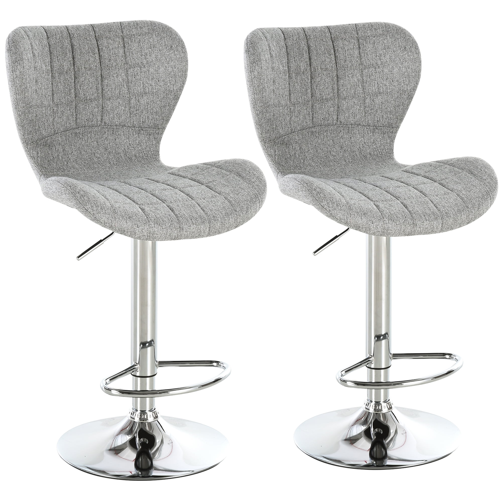 Click here for Homcom Swivel Adjustable Counter Height Bar Stools... prices