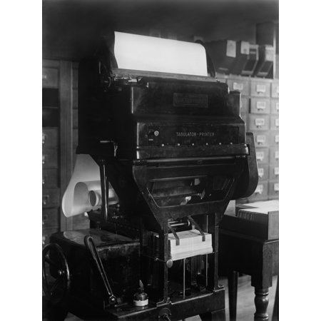 Tabulator-Printer Used By The U.S. Navy Department In 1917. It Was A ...