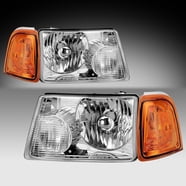 Fit 1998-2011 Ford Crown Victoria Headlights+Corner Signal Lamp Set LH ...